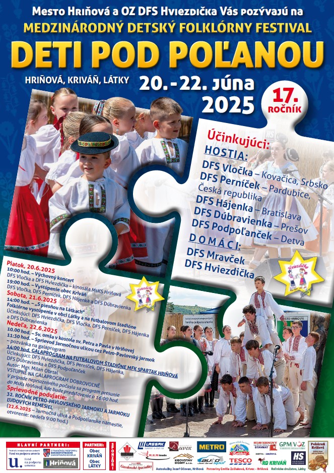 DETI POD POĽANOU - Región PODPOĽANIE - podujatia